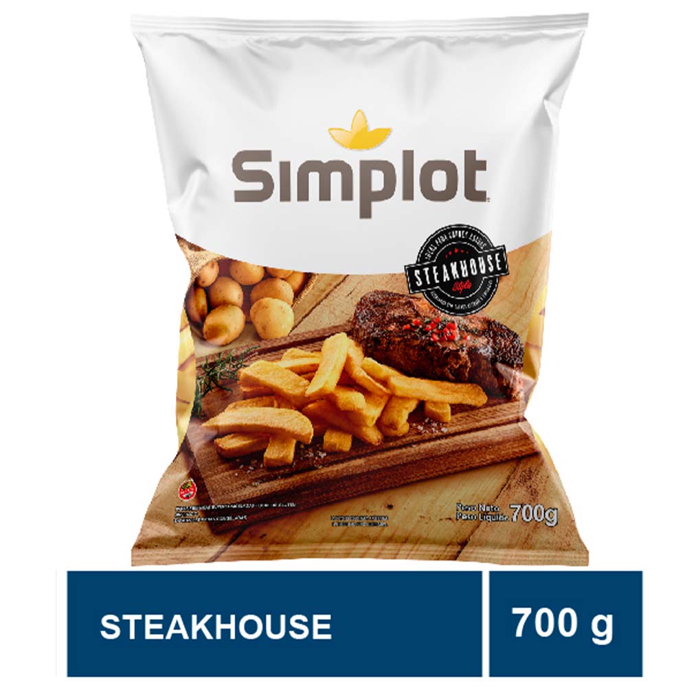 Papas Steakhouse 700 Gr Simplot - Jumbo