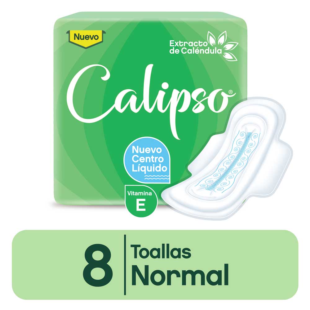 TOALLA CALIPSO NORMAL X 8 U - Disco