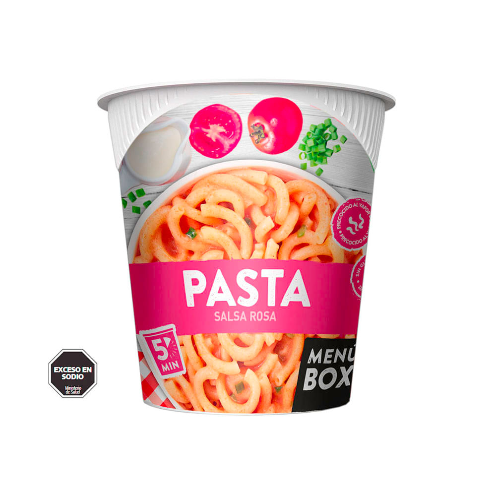 Pasta MENU BOX Rosa x64gr - Vea