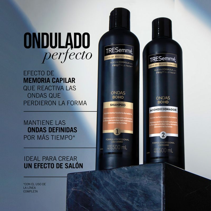 Shampoo TRESEMME Ondas Boho 500 ml - Jumbo