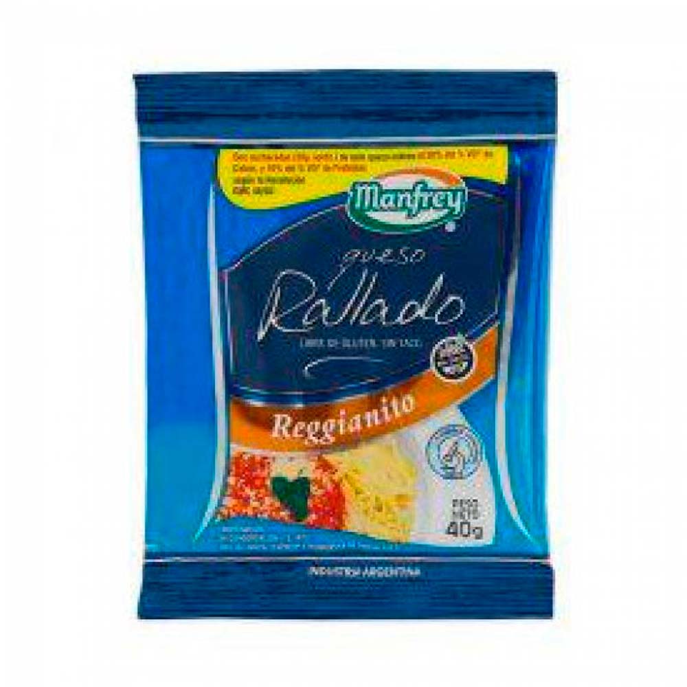 Queso Rallado Manfrey 40 Gr - Jumbo