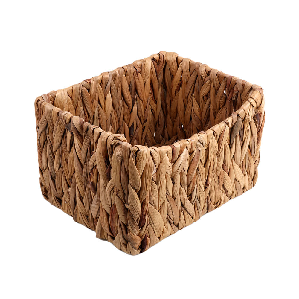 CANASTO RECTANGULAR FIBRA NATURAL S D14 KREA - Jumbo
