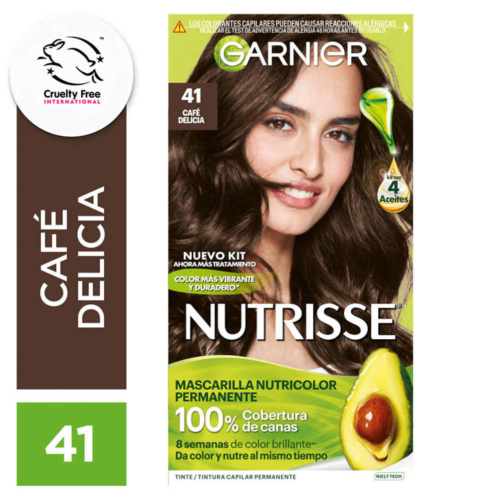 Kit de Coloracion Nutrisse Tono 41 - Café Delicia - Jumbo