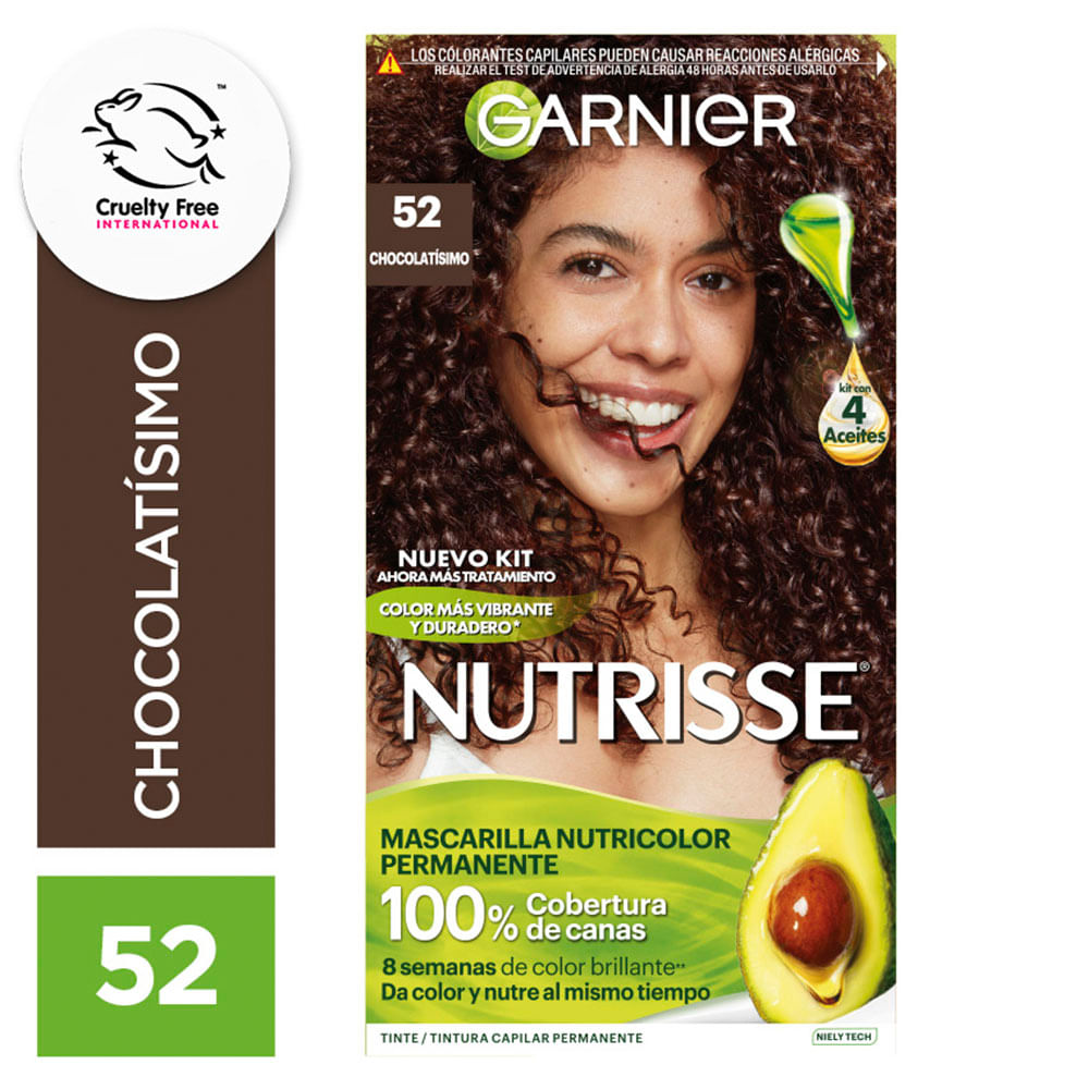 Kit de Coloracion Nutrisse Tono 52 - Chocolatisimo - Jumbo