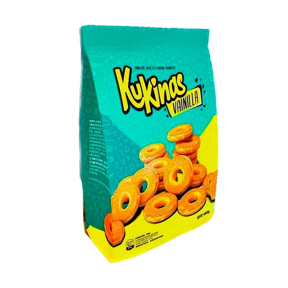 Galletita KUKINA ANILLOS VAINILLA x180G - Jumbo