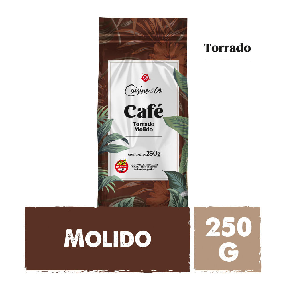 Café Molido Torrado Sin Tacc 250 Grs Cuisine & Co - Vea