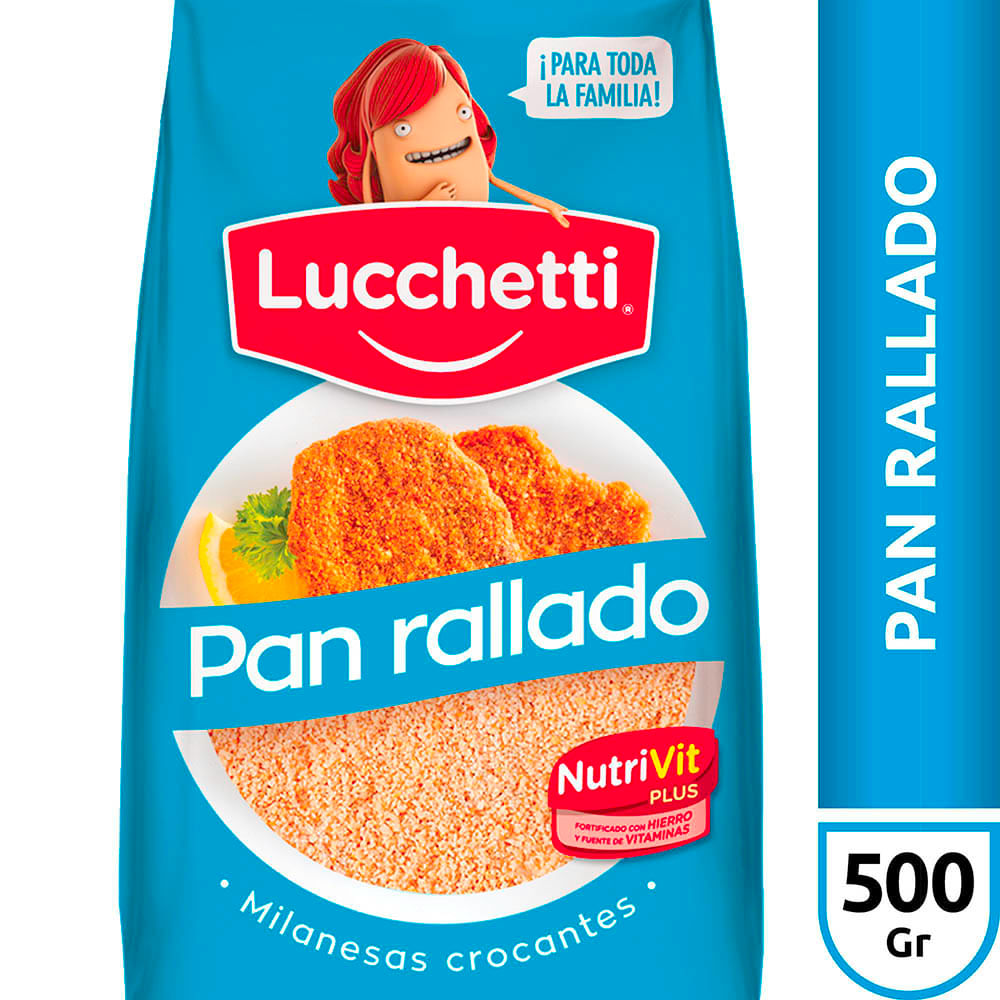 Pan Rallado LUCCHETTI Nutrivit x500g - Vea