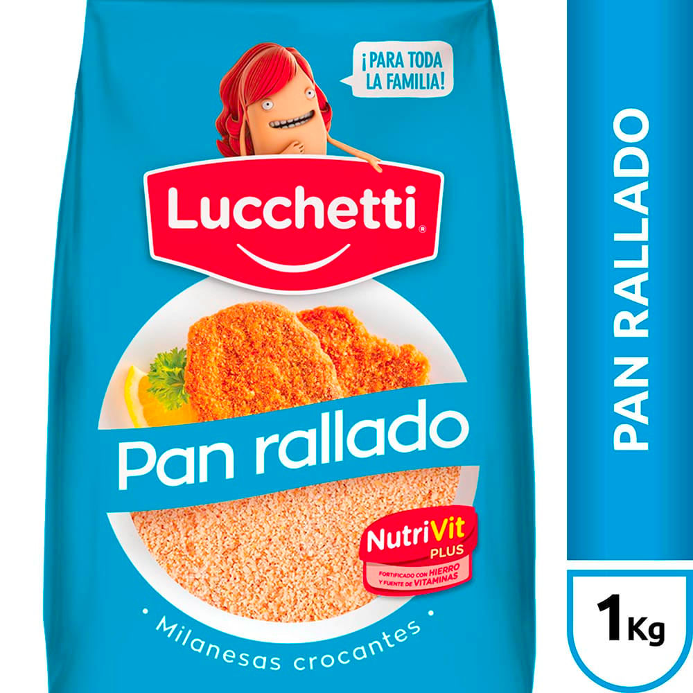 Pan Rallado LUCCHETTI Nutrivit X1kg - Jumbo