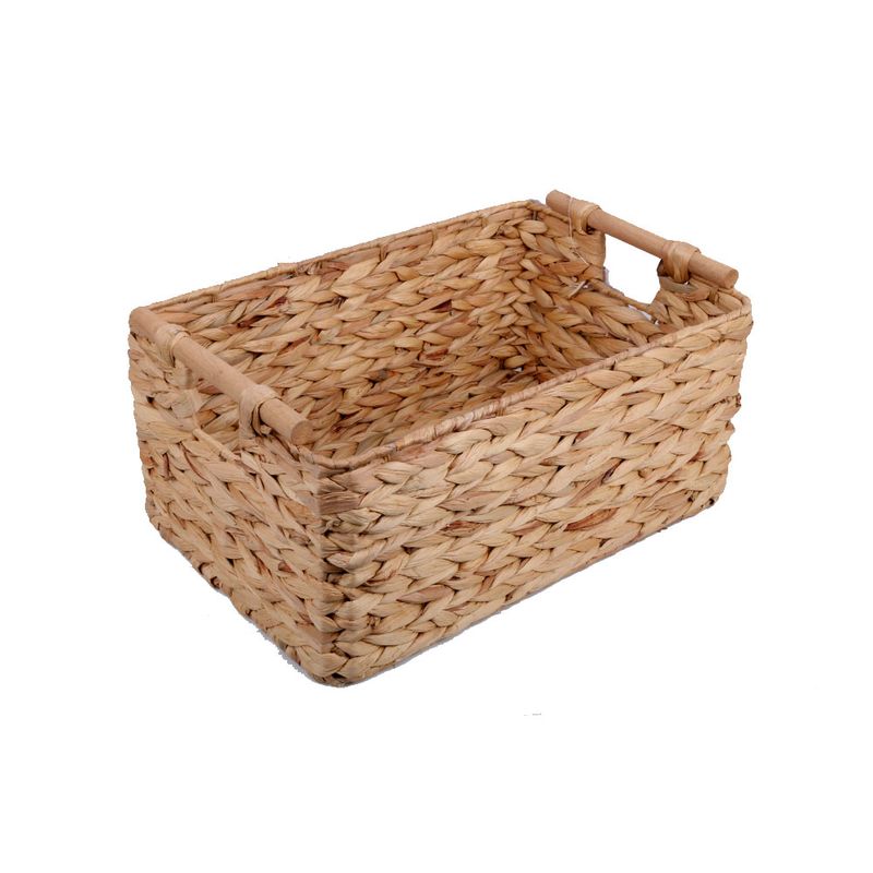 CANASTO RECTANGULAR FIBRA NATURAL L D17 KREA - Jumbo