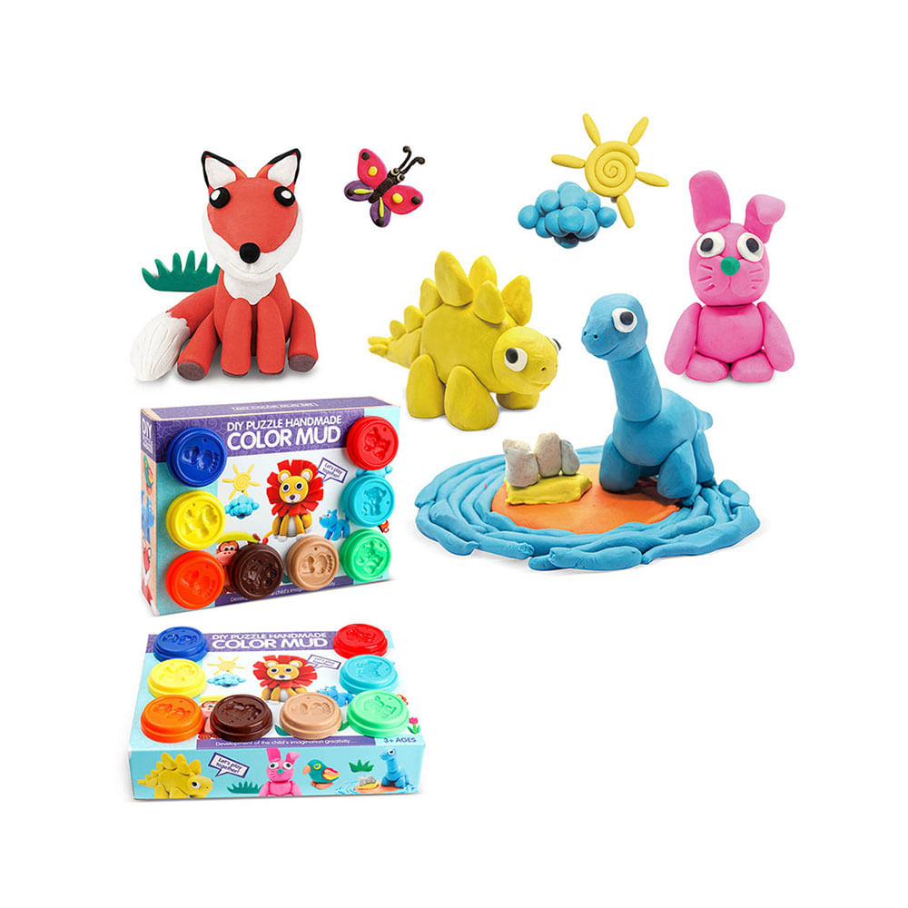 MASAS PARA MODELAR 8 UNIDADES SEBIGUS - Jumbo