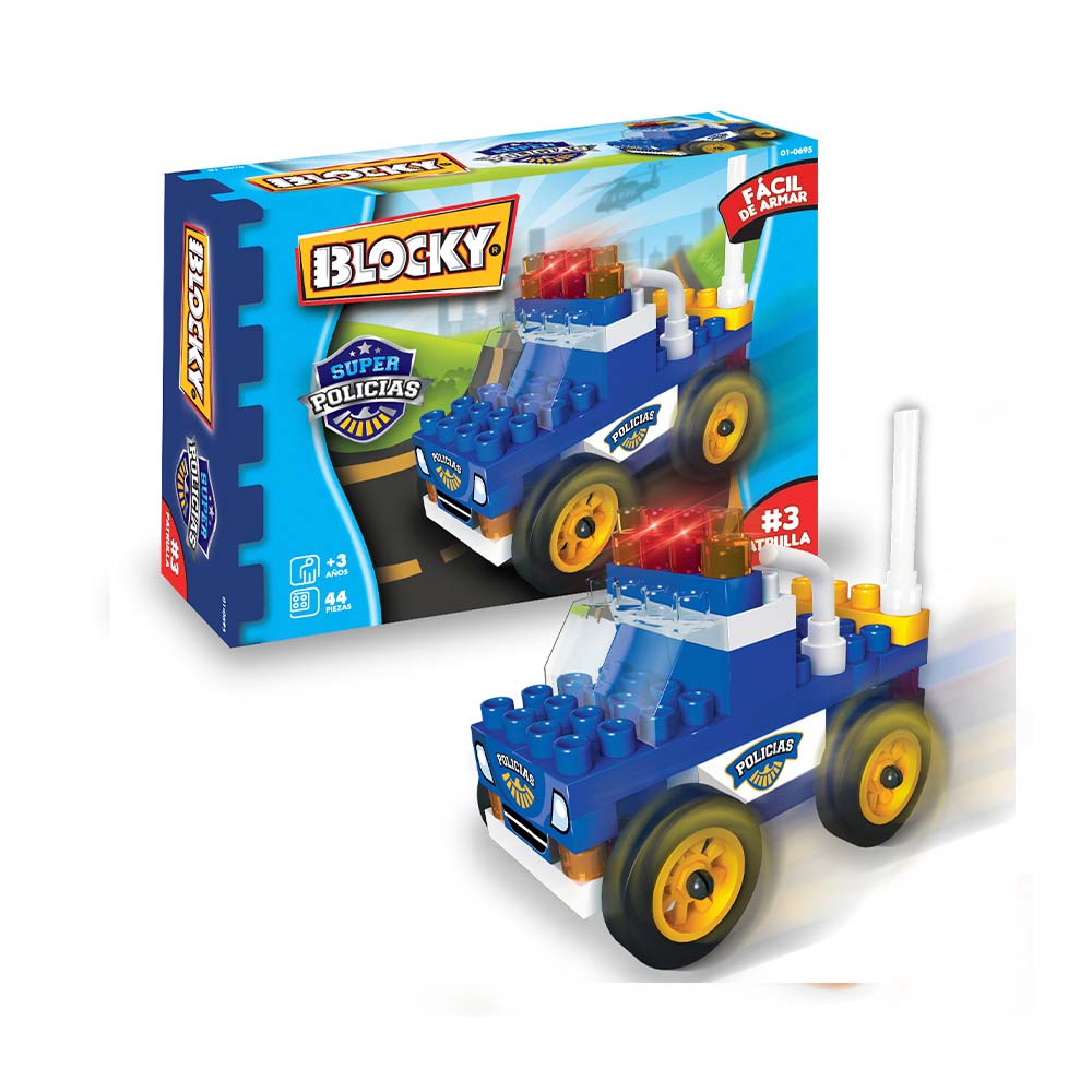 BLOCKY MINI POLICÍAS RASTI - Jumbo