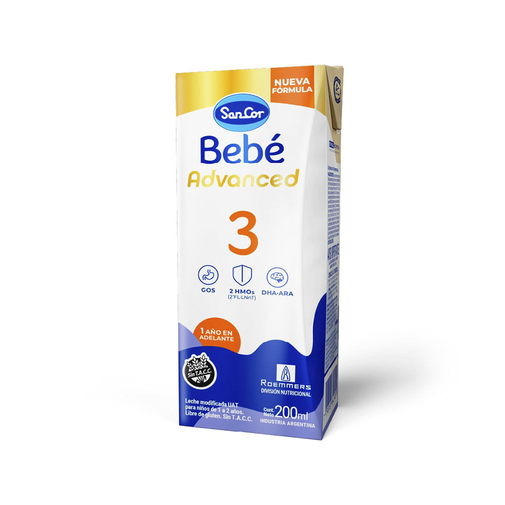 Leche Sancor Bebe 3 Advanced 200 Ml - Vea