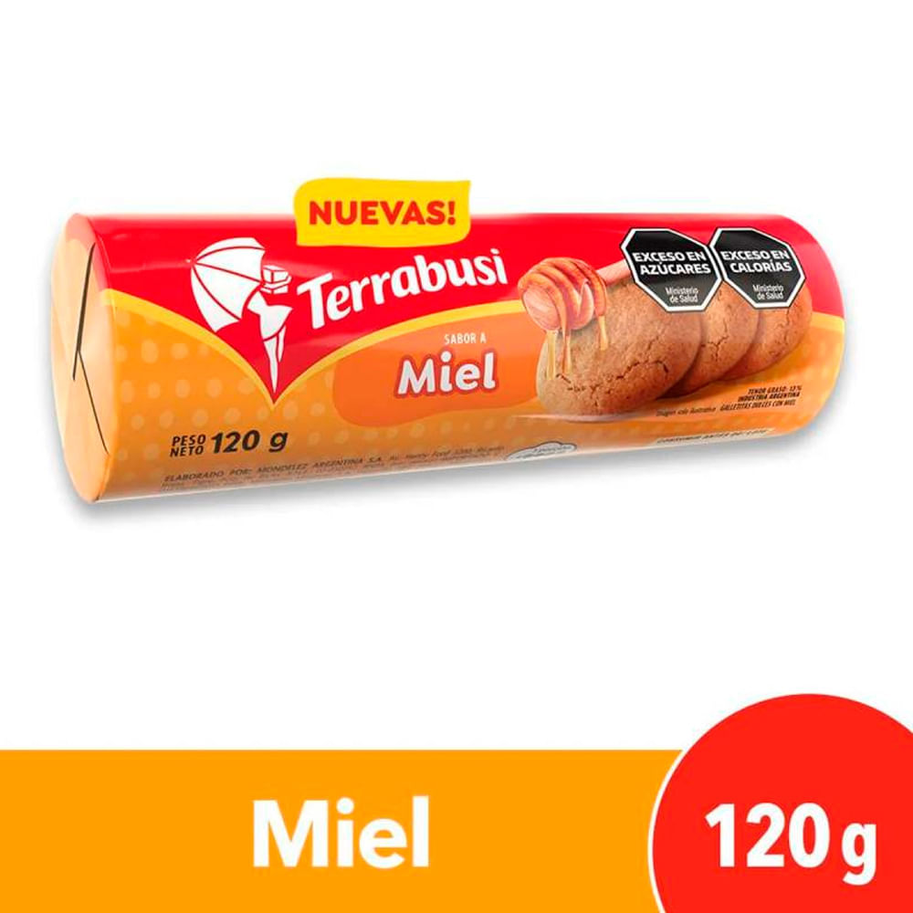 Galleta TERRABUSI Miel 120g - Disco