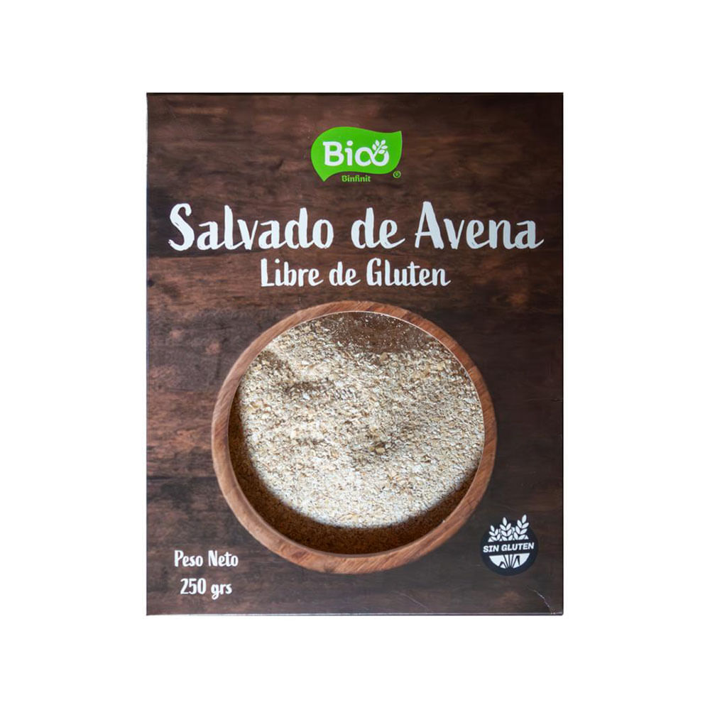 Salvado De Avena Libre De Gluten 250 Gr Binfinit - Disco