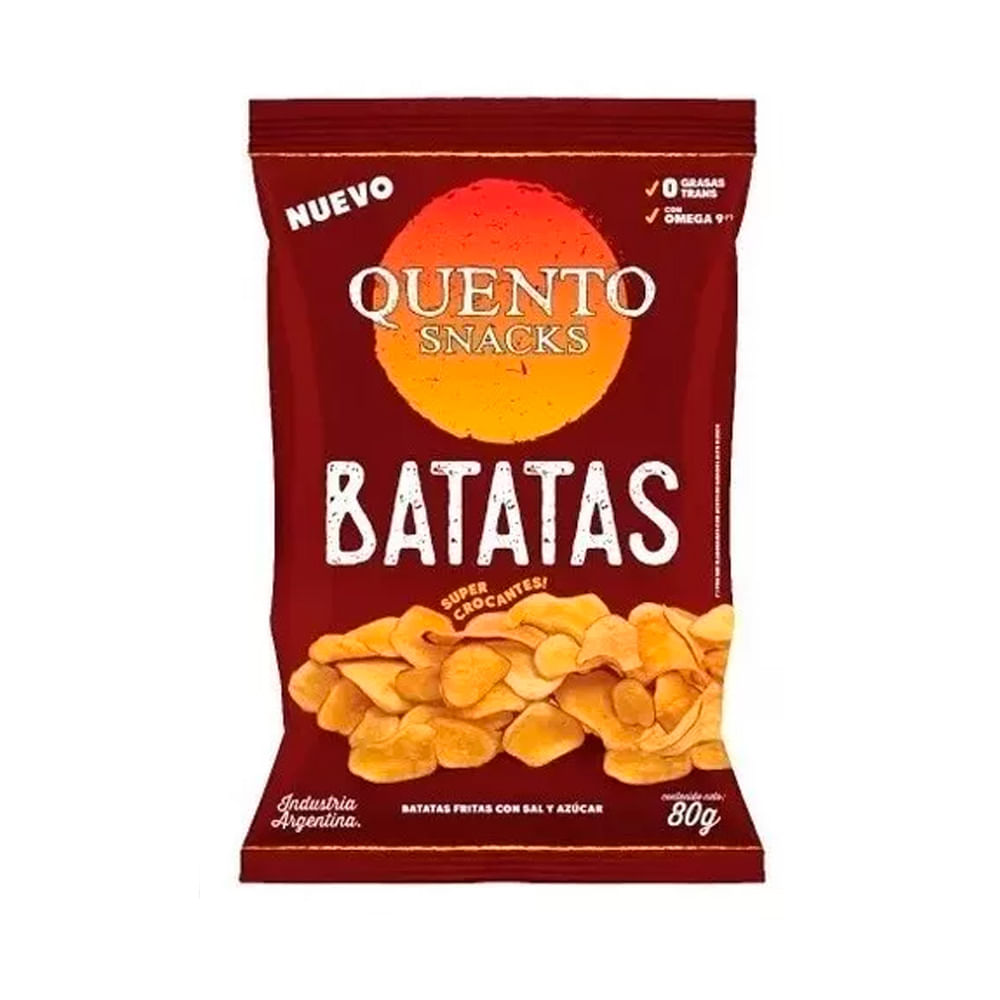 Batatas QUENTO SNACKS 80gr - Jumbo