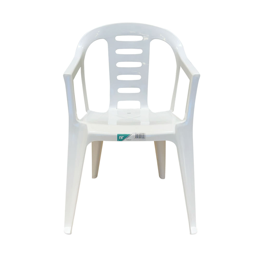 Silla Plastica Garden Blanca Nr - Jumbo