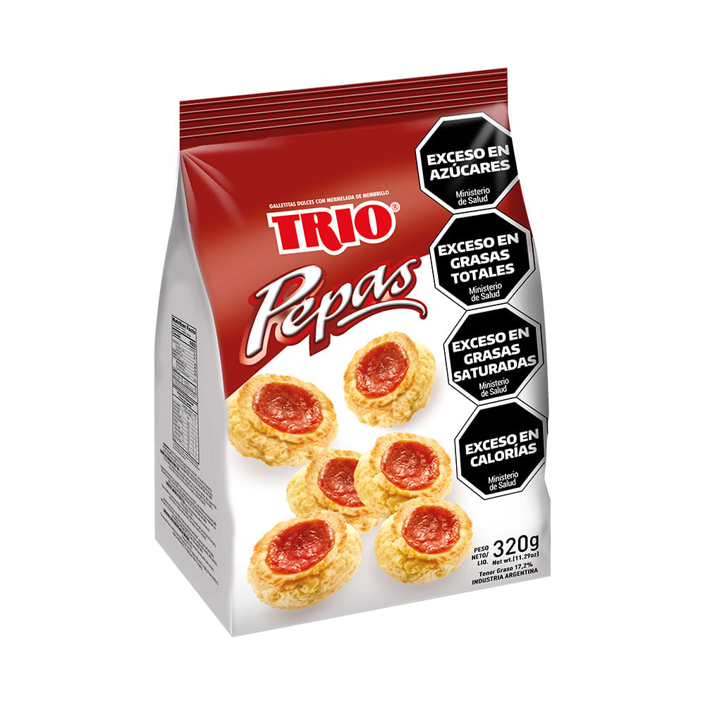 Pepas TRIO x320g - Jumbo