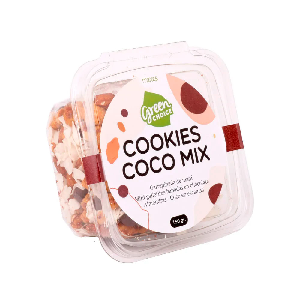 COOKIES COCO MIX GREEN CHOICE 150 GR. - Jumbo