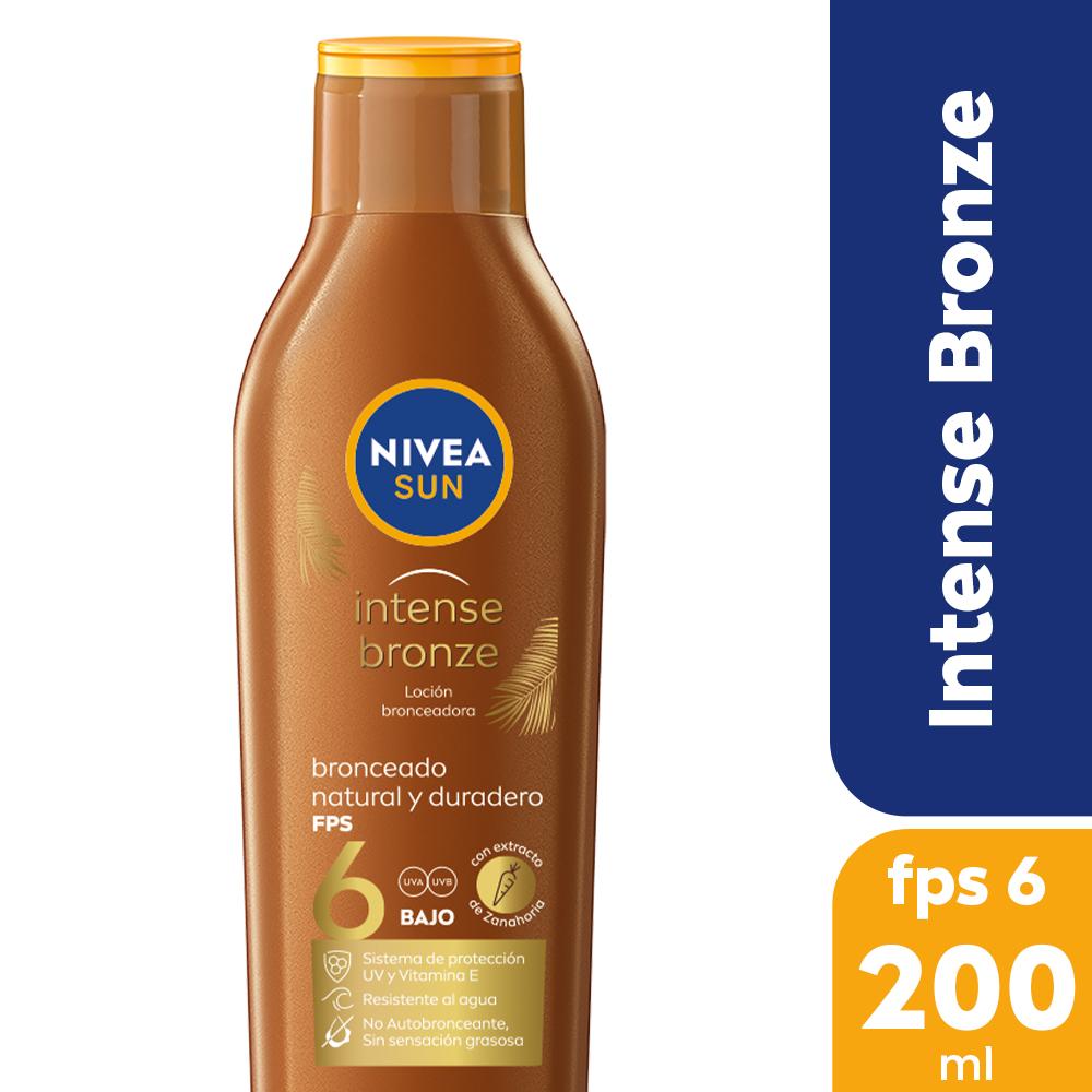 BRONCEADOR SOLAR NIVEA SUN INTENSE BRONZE FPS 6 200 ML - Jumbo