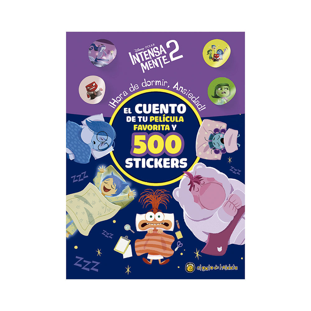 Libro Intensamente 2-500 Stickers Guadal - Disco