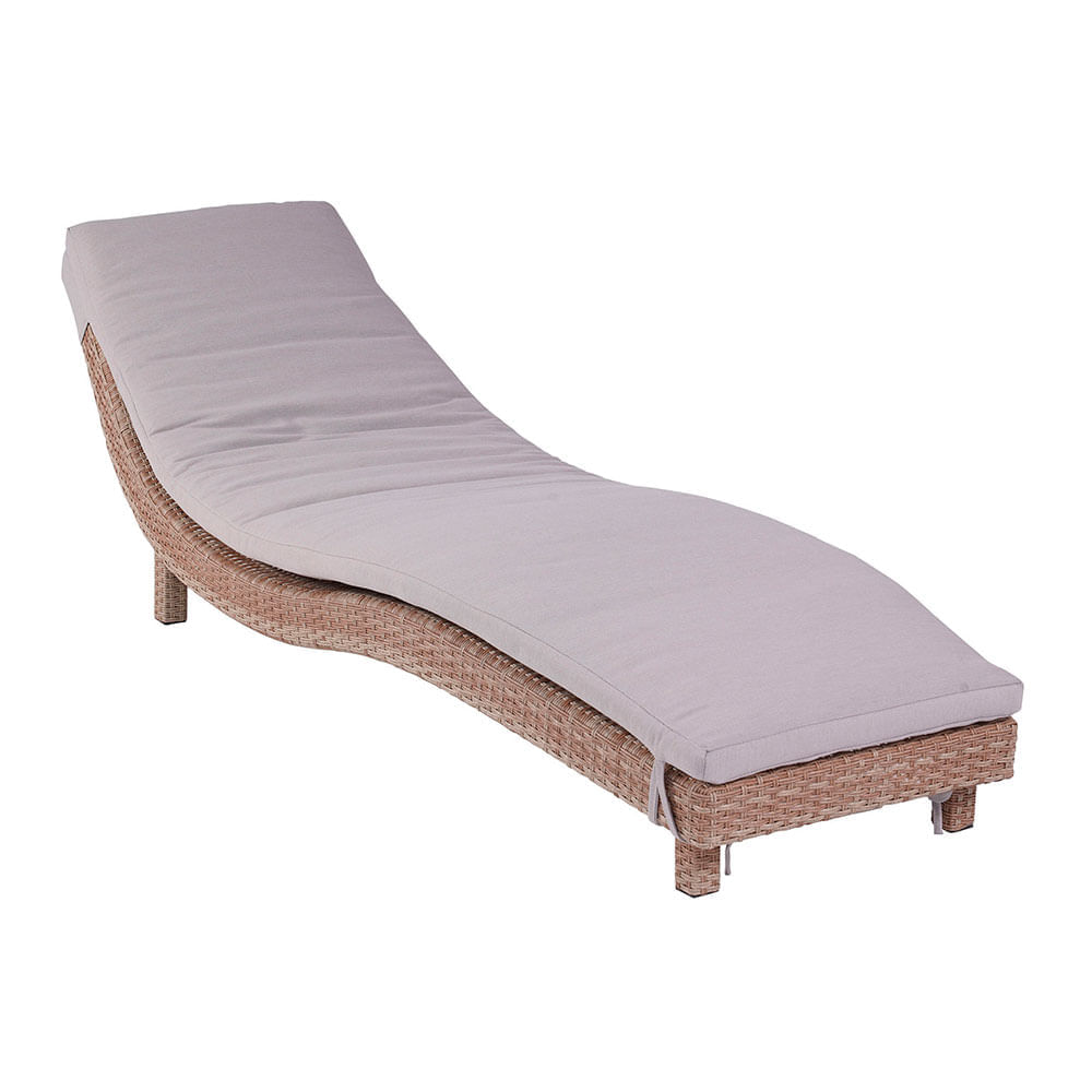 REPOSERA RATTAN CURVA AUSTIN CON ALMOHADON OUTZEN - Jumbo