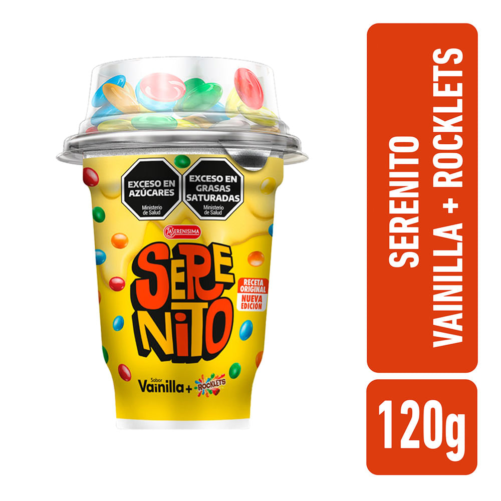 POSTRE VAINILLA CON ROCKLETS 120 GR SERENITO - Jumbo