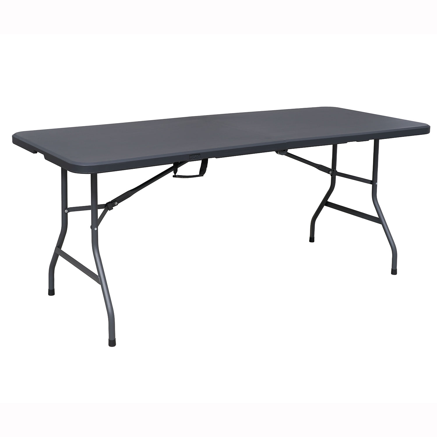 Mesa Rectangular Plegable Gris 180 Cm Alpes - Jumbo