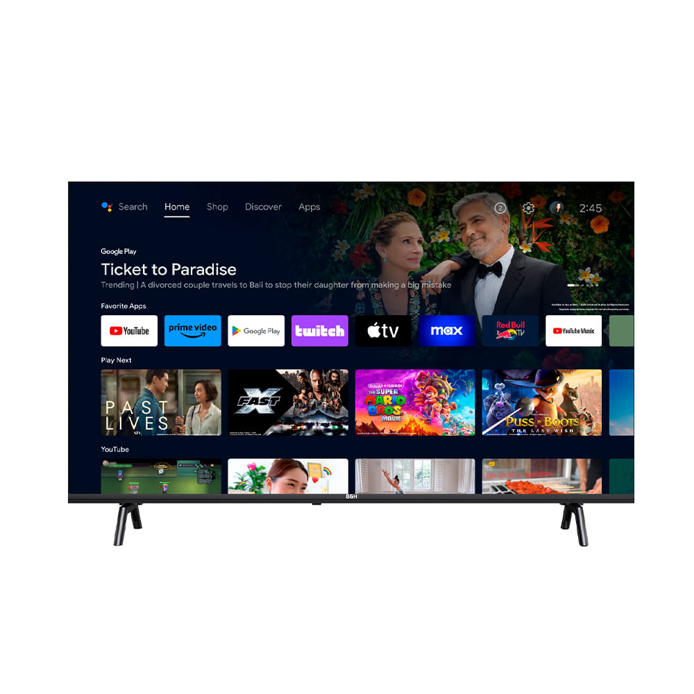 Smart TV LED Ultra HD 50' Google TV PNE040294 BGH - Disco
