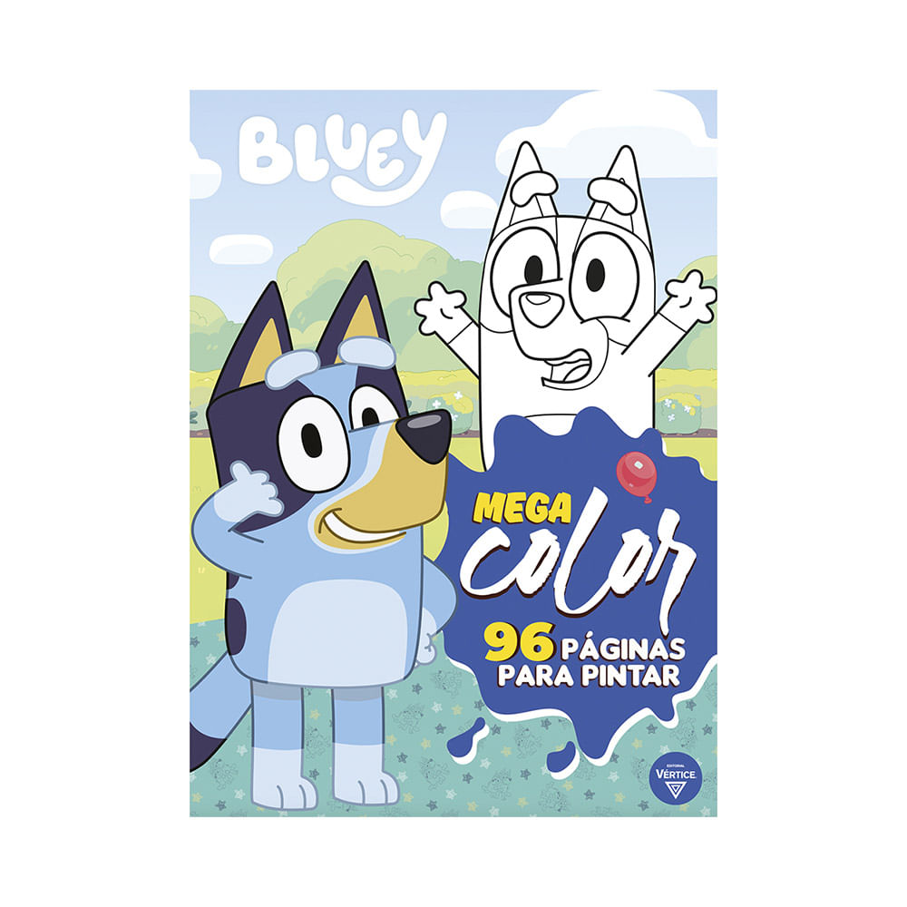 Libro Bluey-Mega Color Vertice - Disco