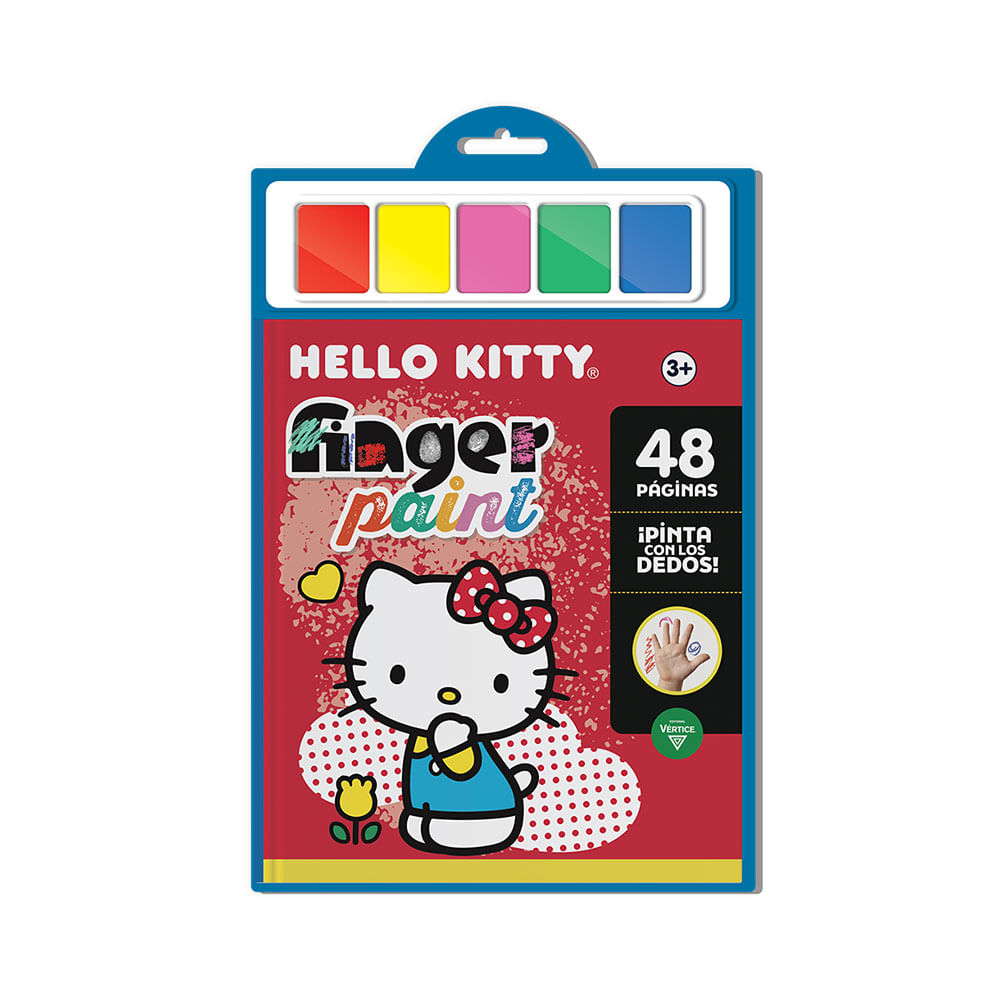 Libro Hello Kitty-Finger Paint Vertice - Jumbo