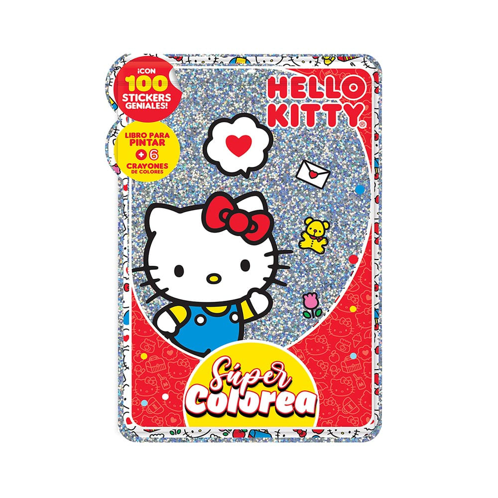 Libro Hello Kitty-Super Colorea Vertice - Vea