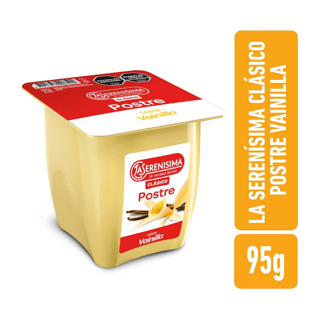 POSTRE VAINILLA 95 GRS LA SERENÍSIMA CLÁSICO - Jumbo