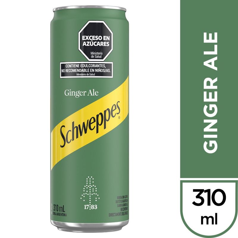 Gaseosa Ginger Ale 310 Ml Schweppes - Disco