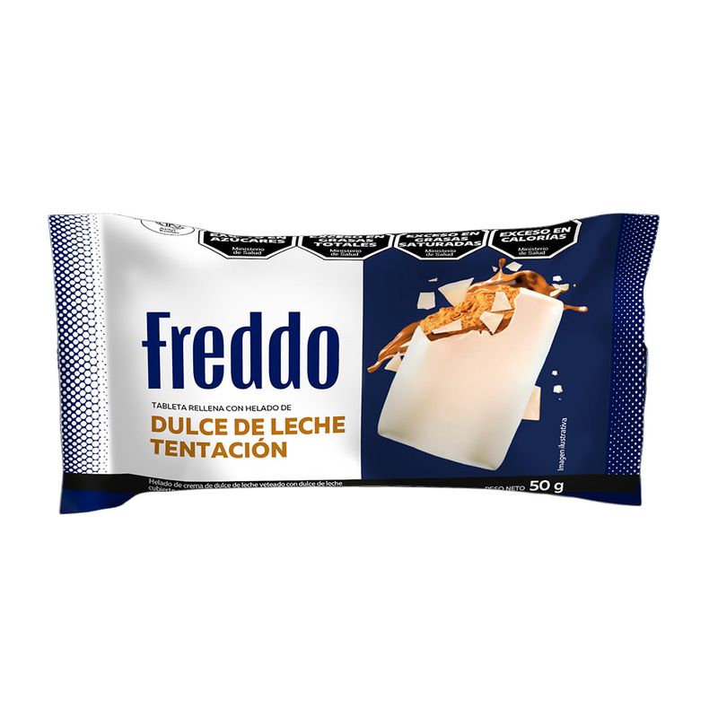 Helado Tableta Dulce De Leche X 50 Grs Freddo - Disco