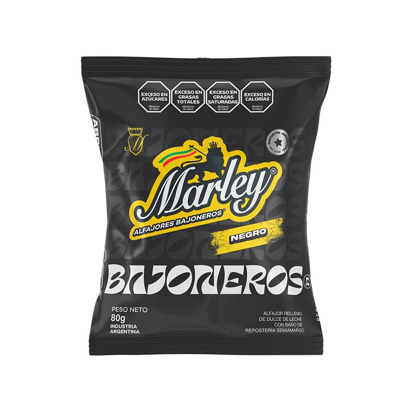 Alfajor Simple Blanco x 80 Grs Marley - Jumbo